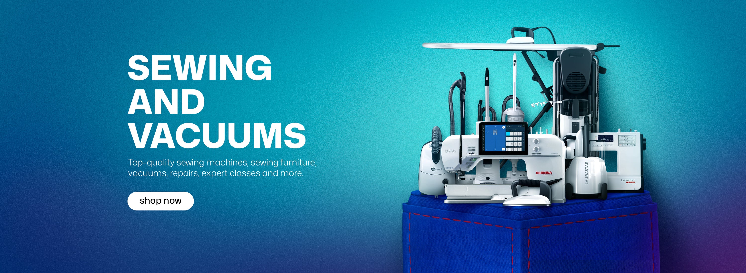 Top Notch Sew & Vac | BERNINA & Bernette Sewing Machines | SEBO Vacuum